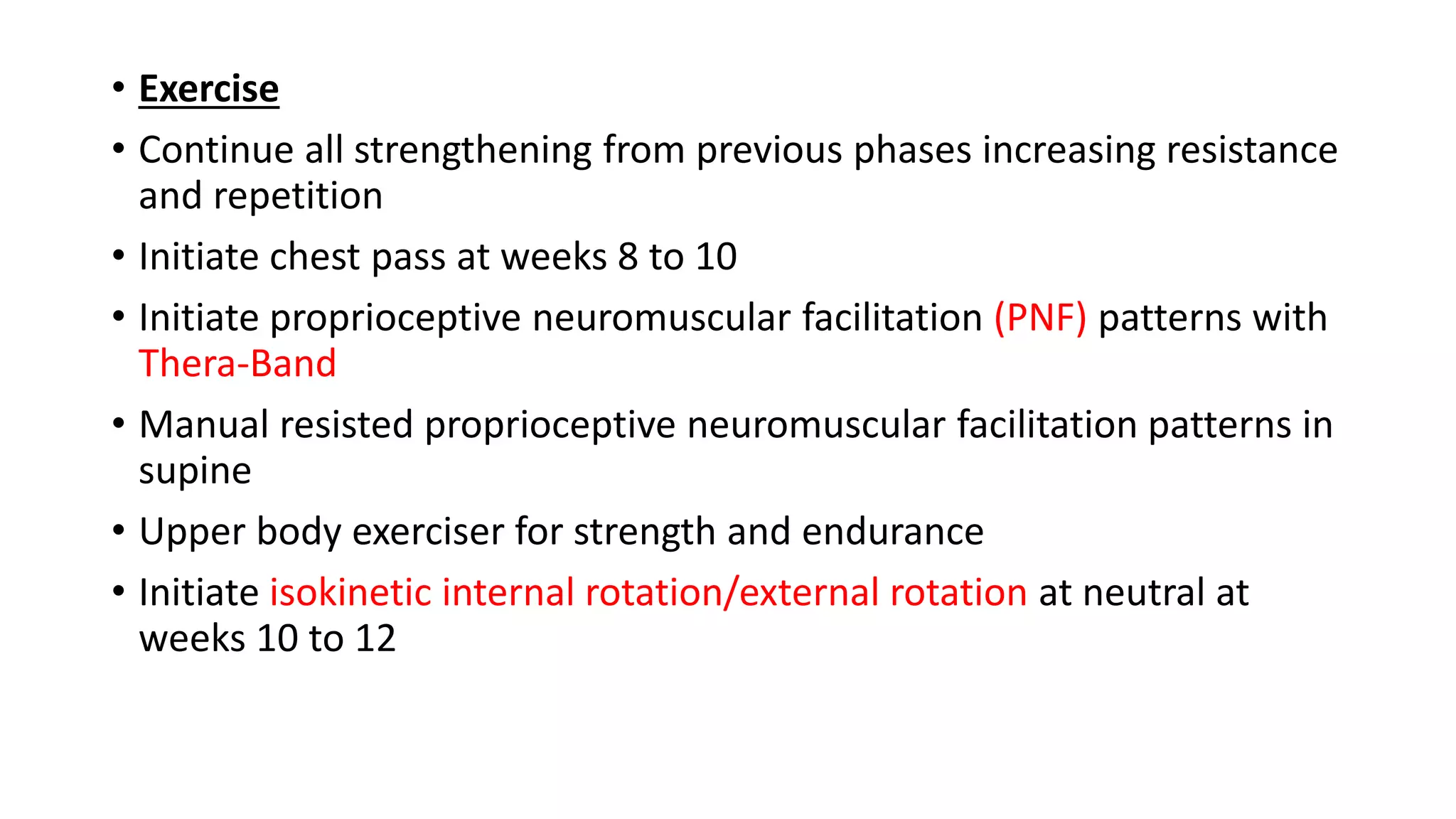 Arthroscopic bankart repair rehab | PPTX