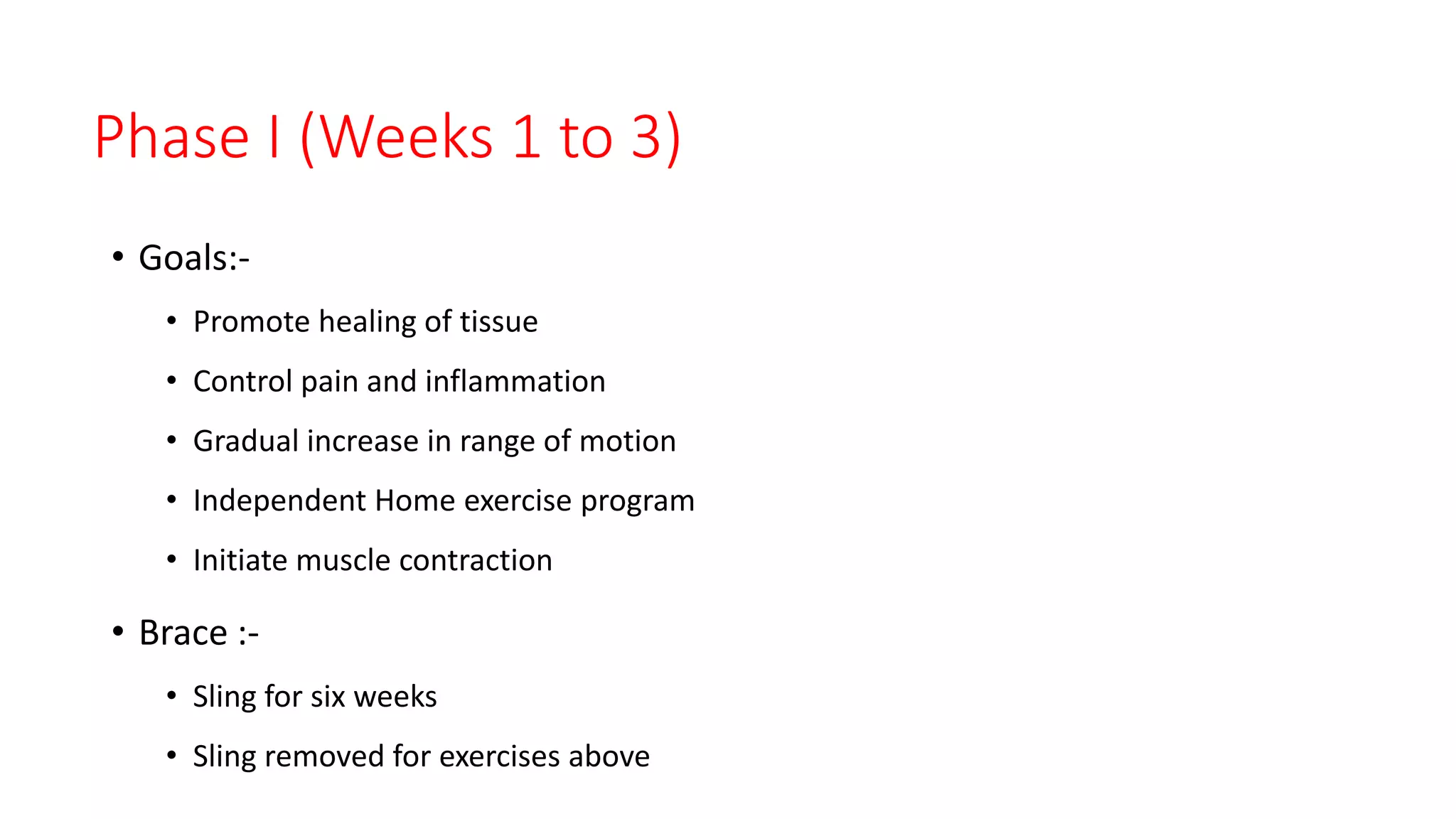 Arthroscopic bankart repair rehab | PPTX