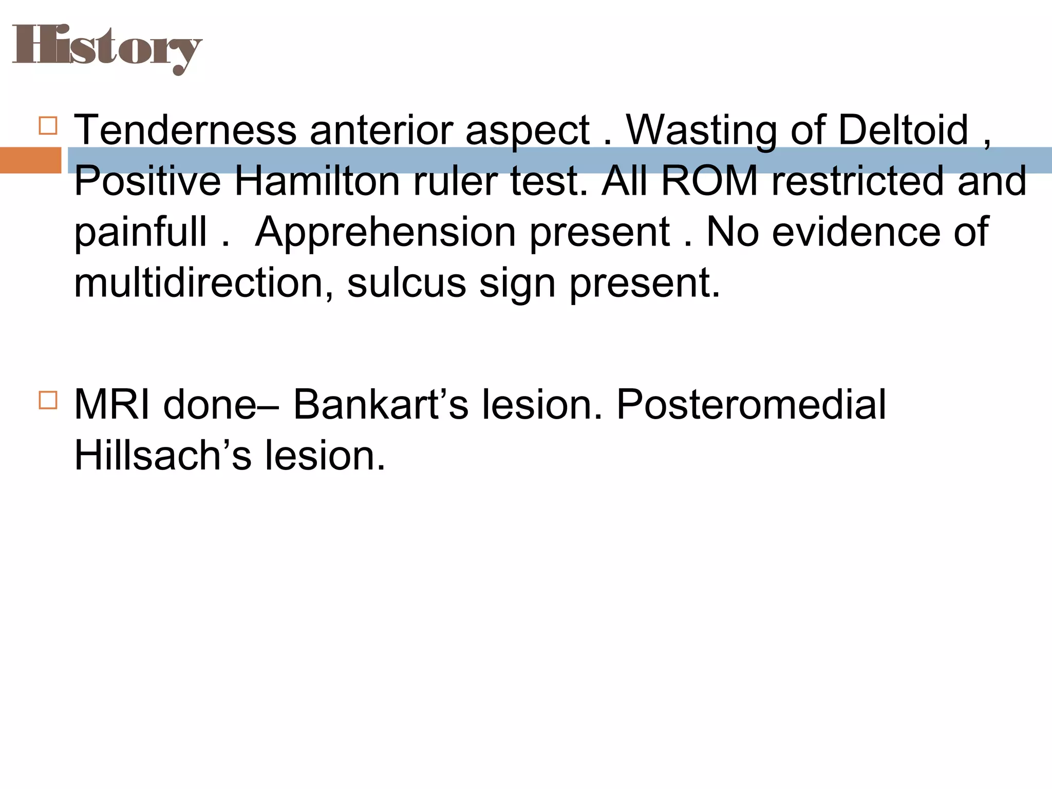 Arthroscopic bankart’s repair | PPT