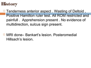 Arthroscopic bankart’s repair | PPT