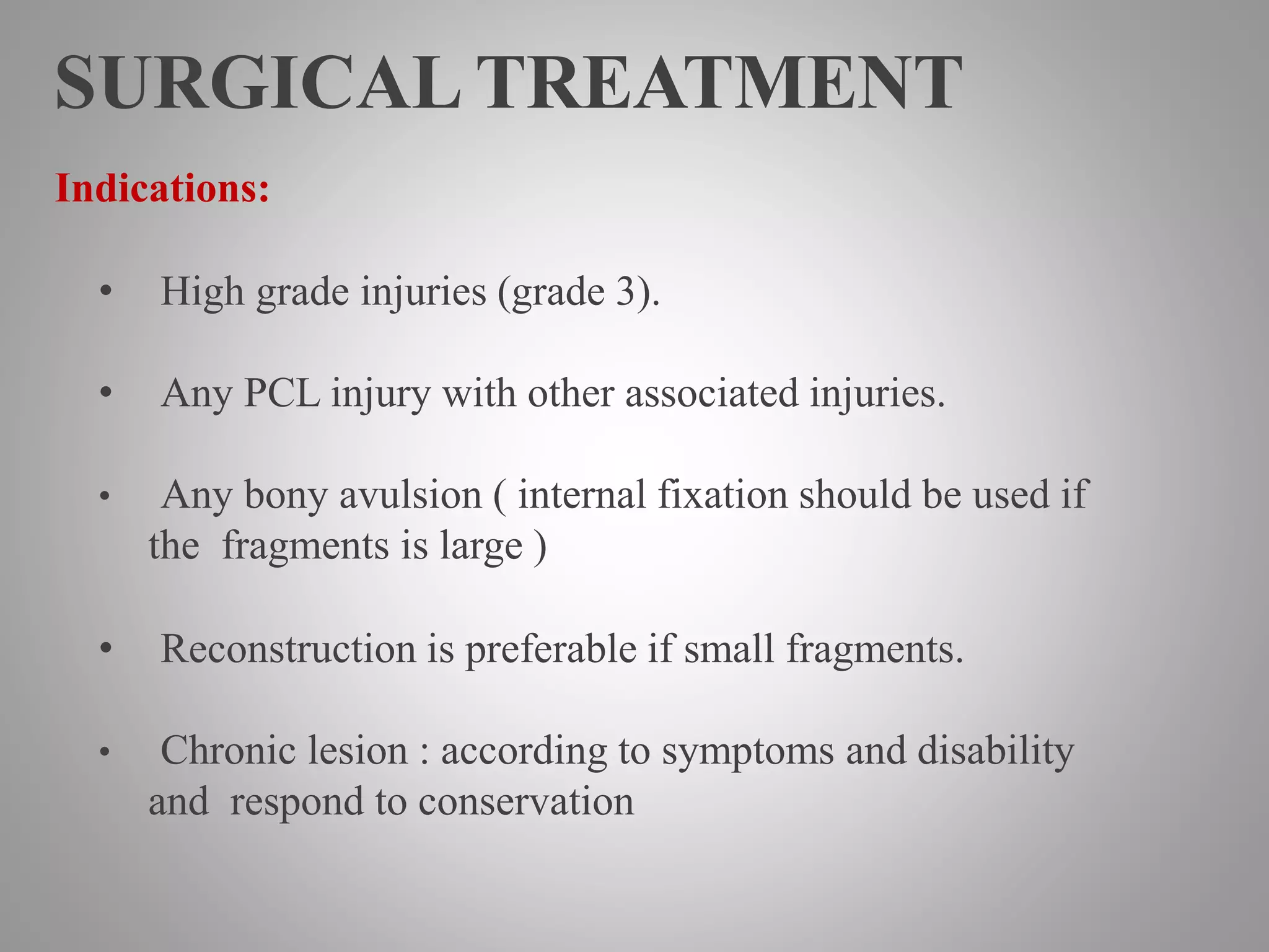 Arthroscopic pcl reconstruction | PPTX