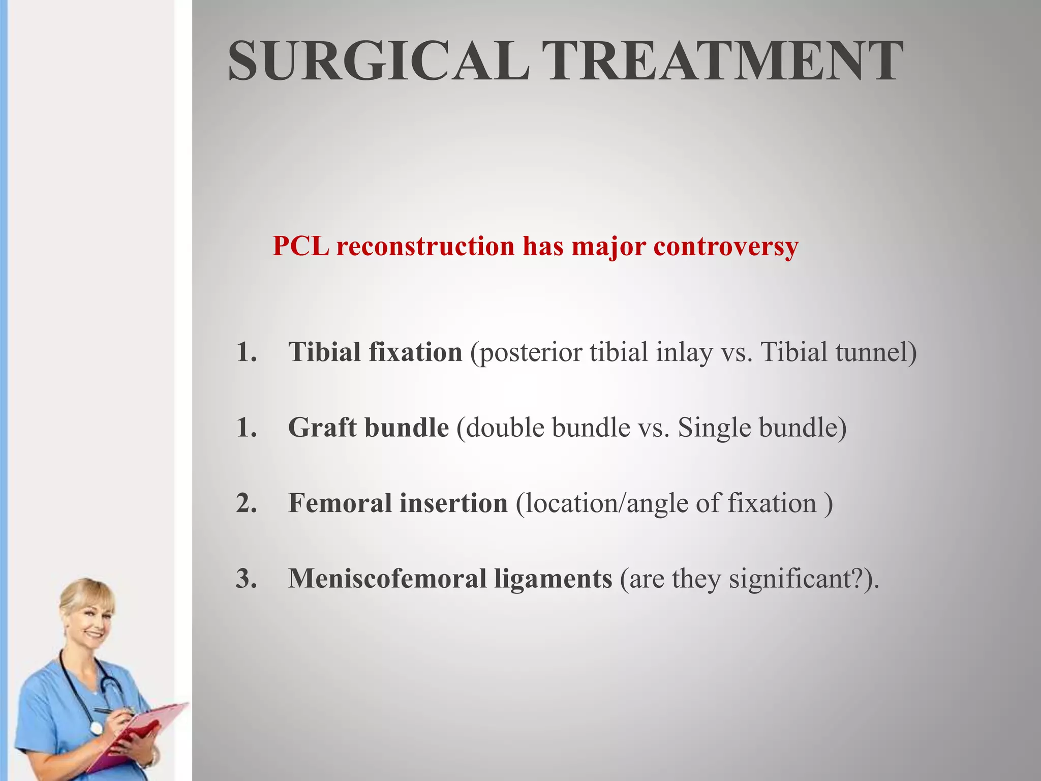 Arthroscopic pcl reconstruction | PPTX