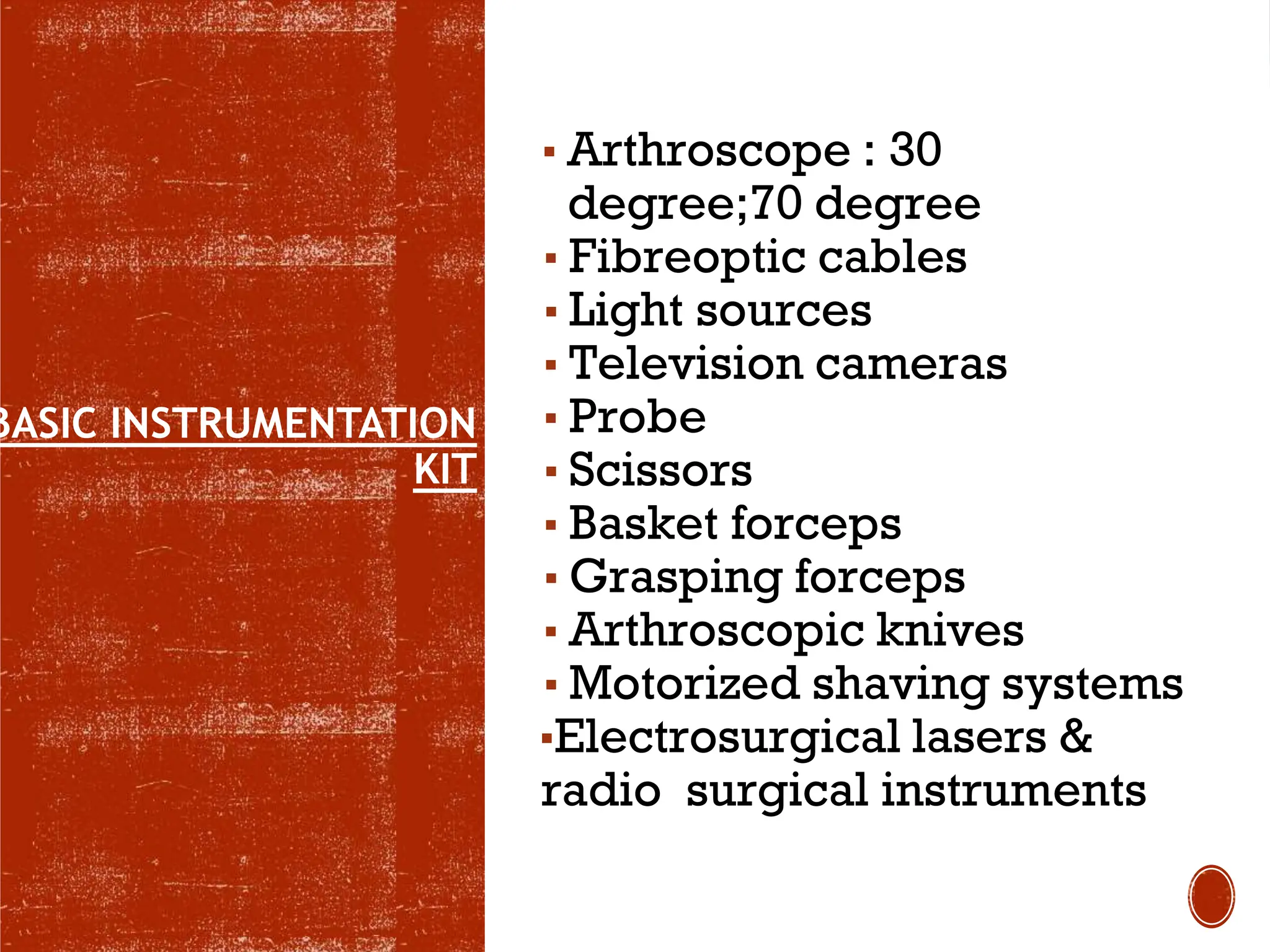 Principles of Arthroscopy and instruments | PDF