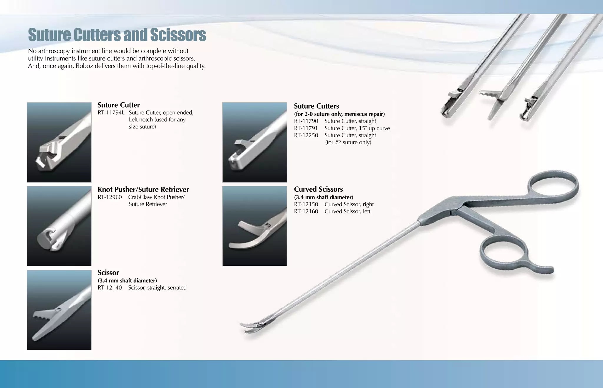 Arthroscopic Surgical Instruments and features include | PDF