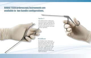 Arthroscopic Surgical Instruments and features include | PDF