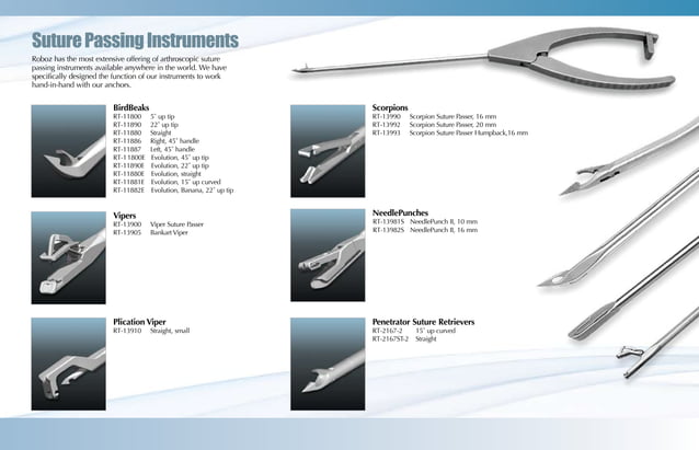 Arthroscopic Surgical Instruments and features include | PDF | Surgery ...