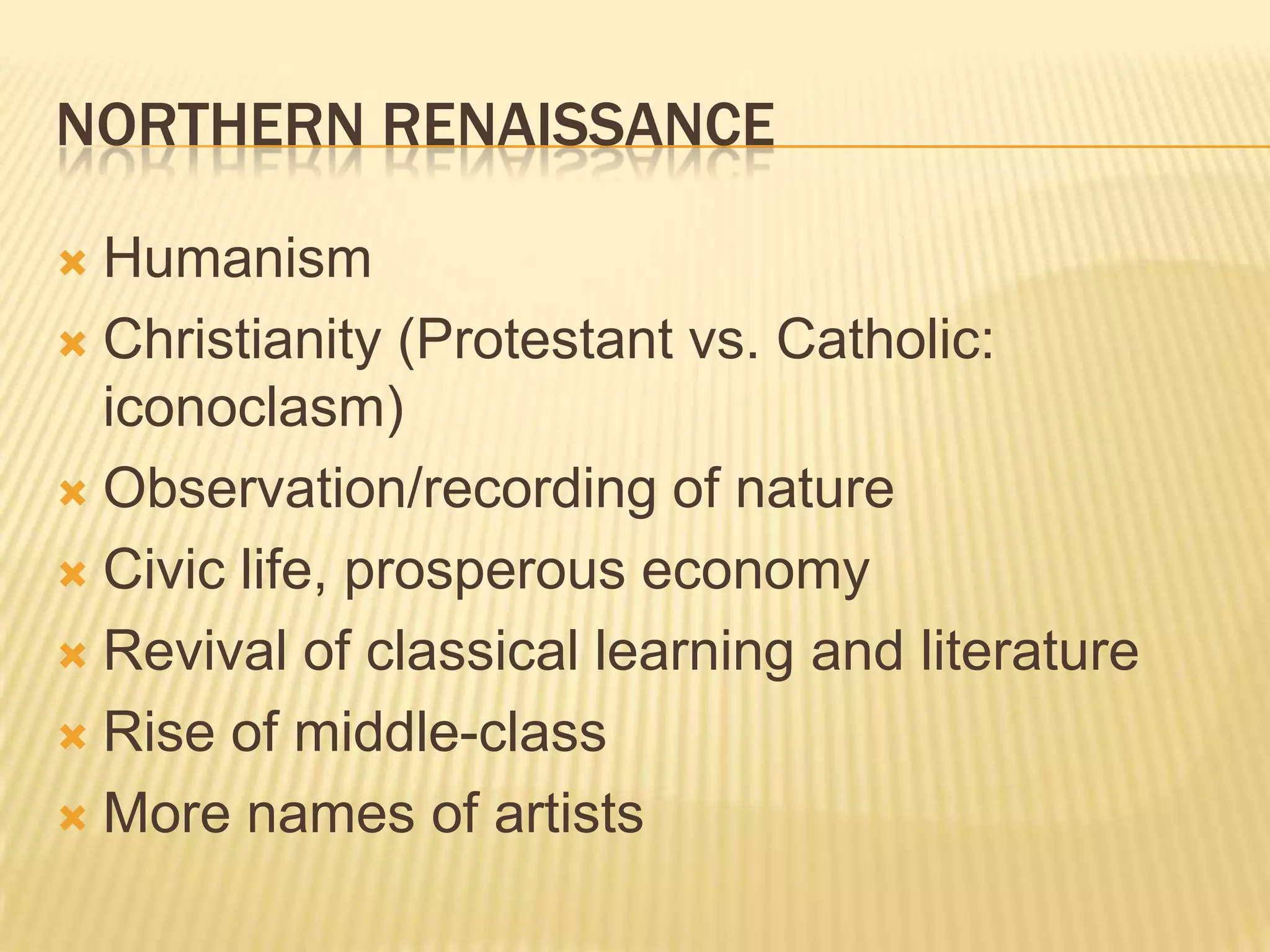 Art History Survey II: 15th &16th Century Art in Northern Europe ...