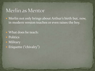 Arthur Presentation | PPTX | Sci-fi and Fantasy | Hobbies & Interests