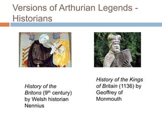 The Legends of Arthur - Variations and Facts | PPT