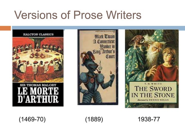 The Legends of Arthur - Variations and Facts | PPT