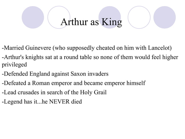 King Arthur | PPT