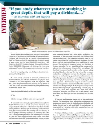 Arthur Weglein, Houston Physics Professor Interview | PDF