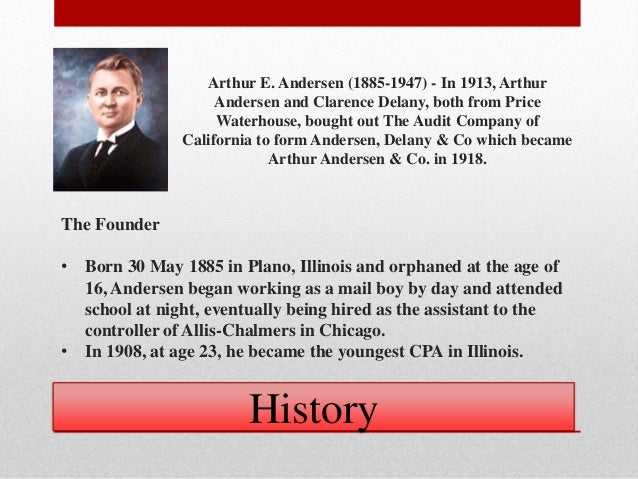 Arthur Andersen Founder