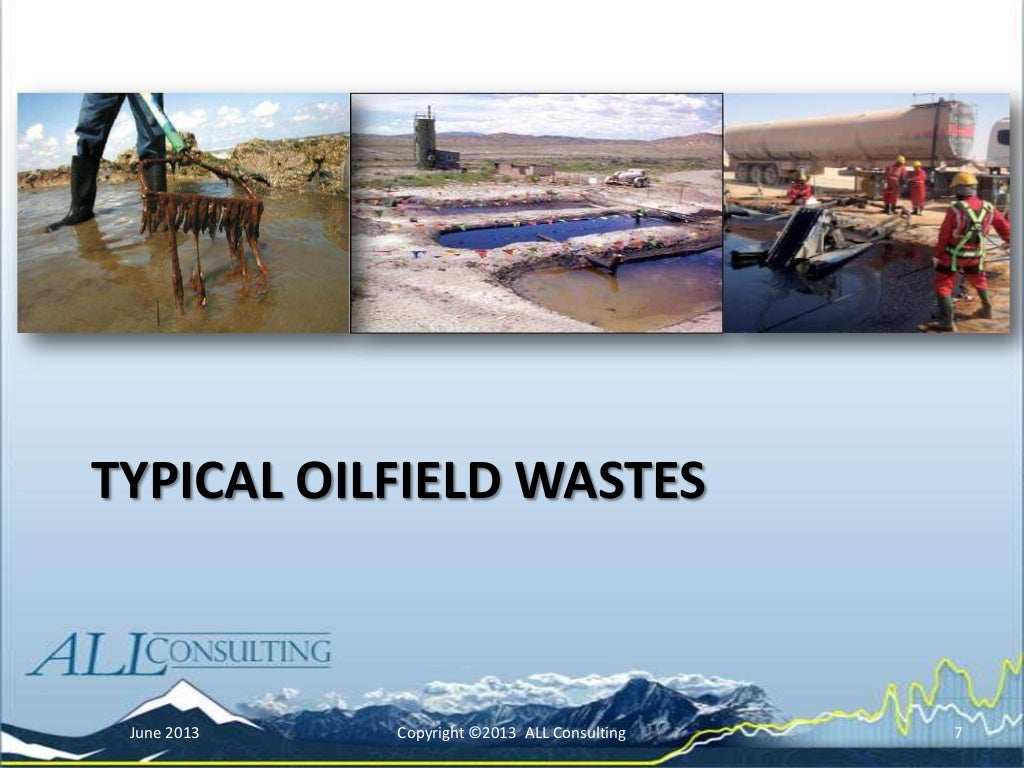 Modern Management of Oilfield Wastes in Unconventional Resource Plays