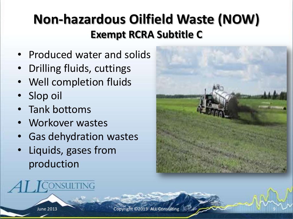 Modern Management of Oilfield Wastes in Unconventional Resource Plays