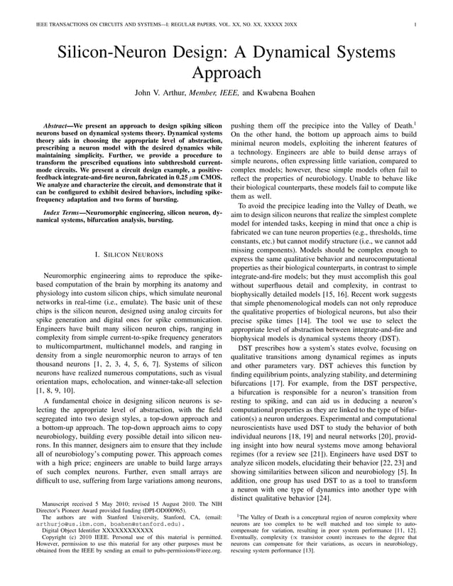 Modeling and Prototyping Physical Neural Network and On-Line Learning Performing Dynamic ...