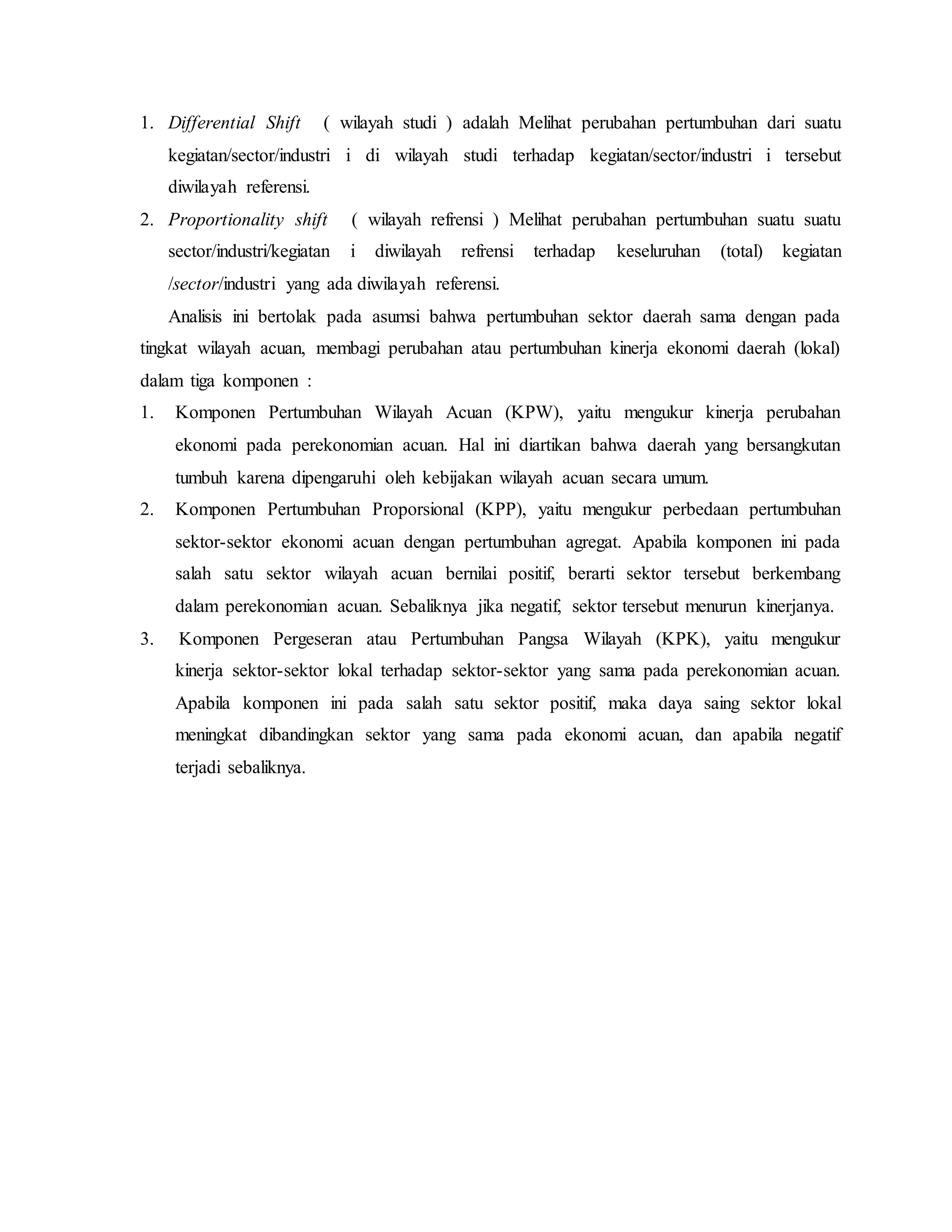 Menghitung Lq dan Shiftshare Hasil Pertanian Kacang Tanah, Padi, Kacang ...