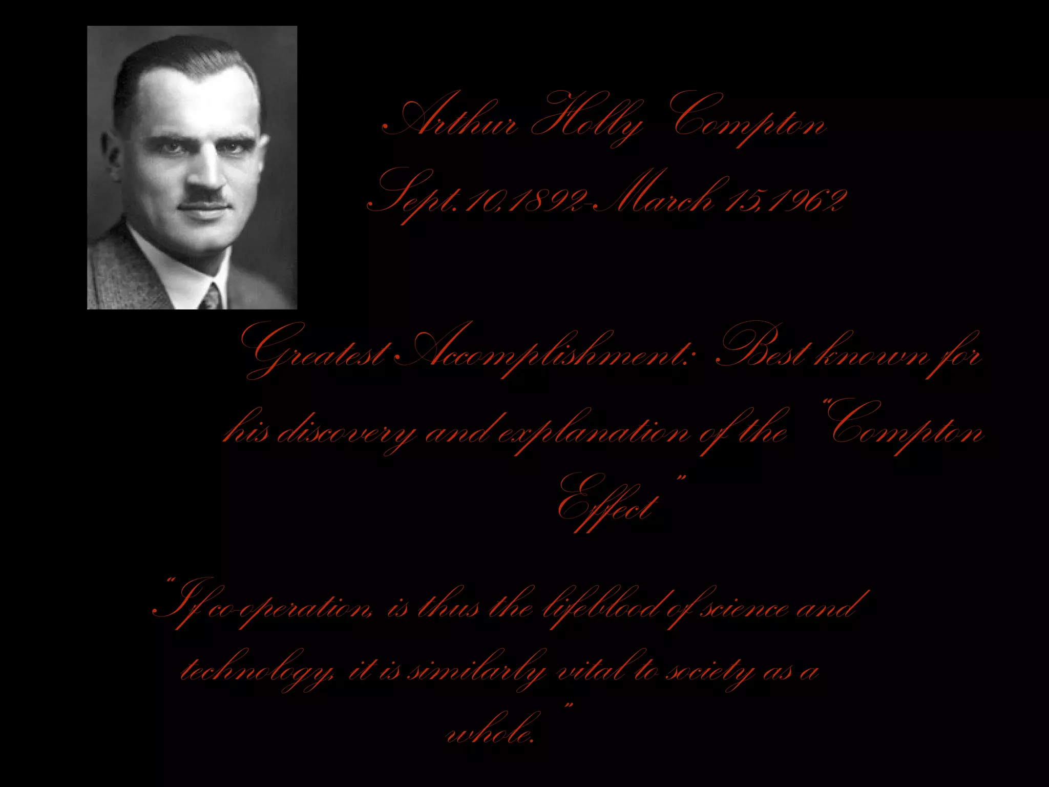 Arthur holly compton | PPT