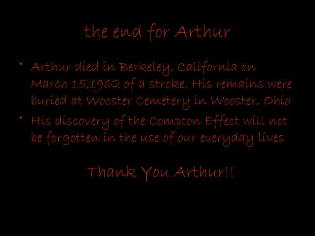 Arthur holly compton | PPT
