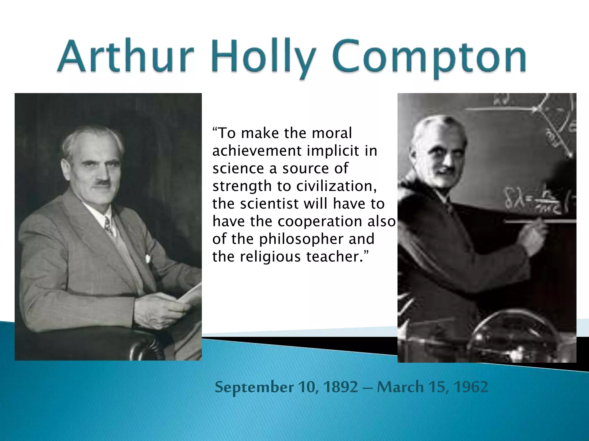 Arthur Holly Compton | PPT