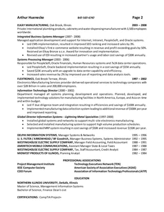 Arthur Huenecke Resume | DOCX