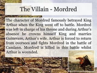 Arthurian villains by Hannah Calow | PPT