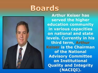 Arthur Keiser's Vision for Education.pptx