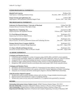Arthur Liu resume | PDF