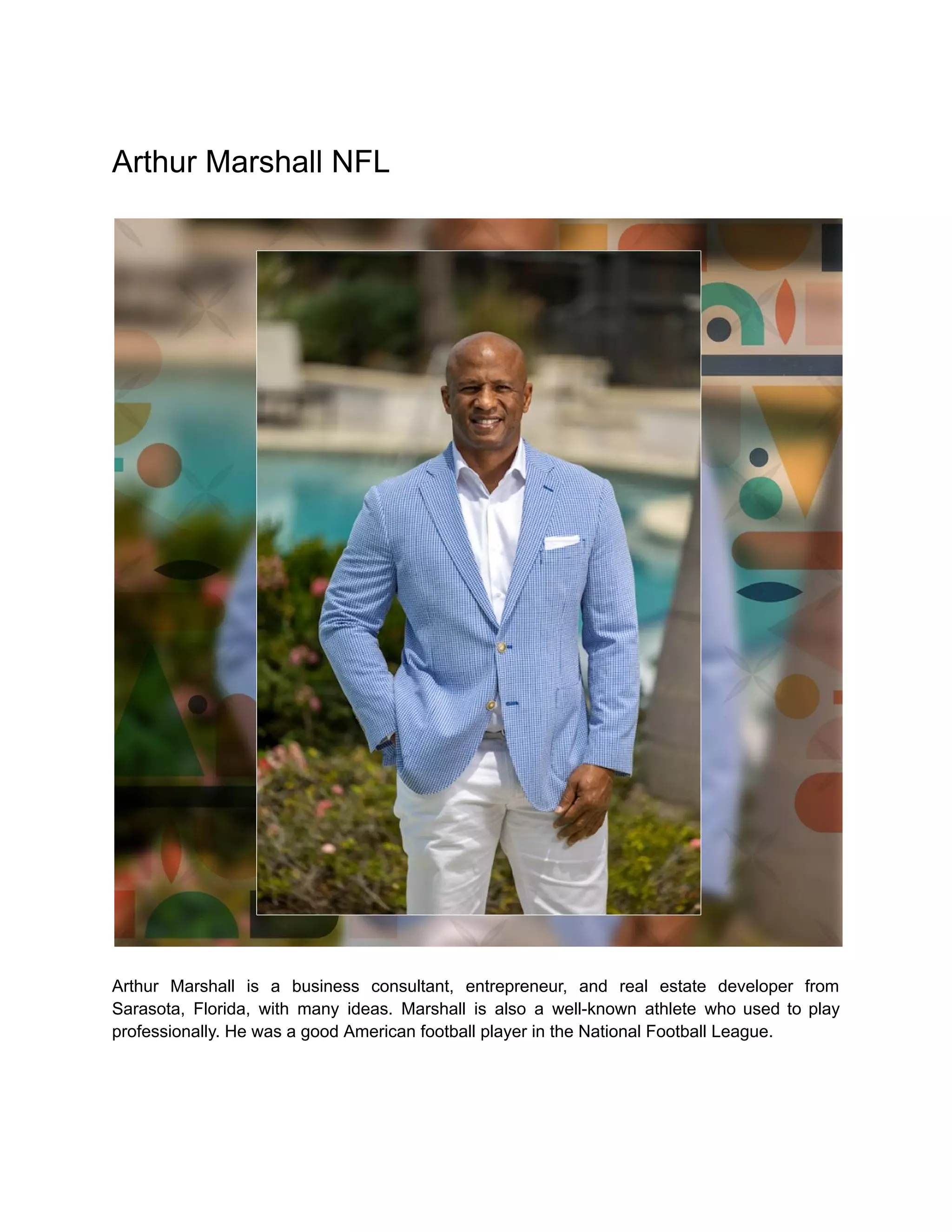 Arthur Marshall NFL's Biography | PDF