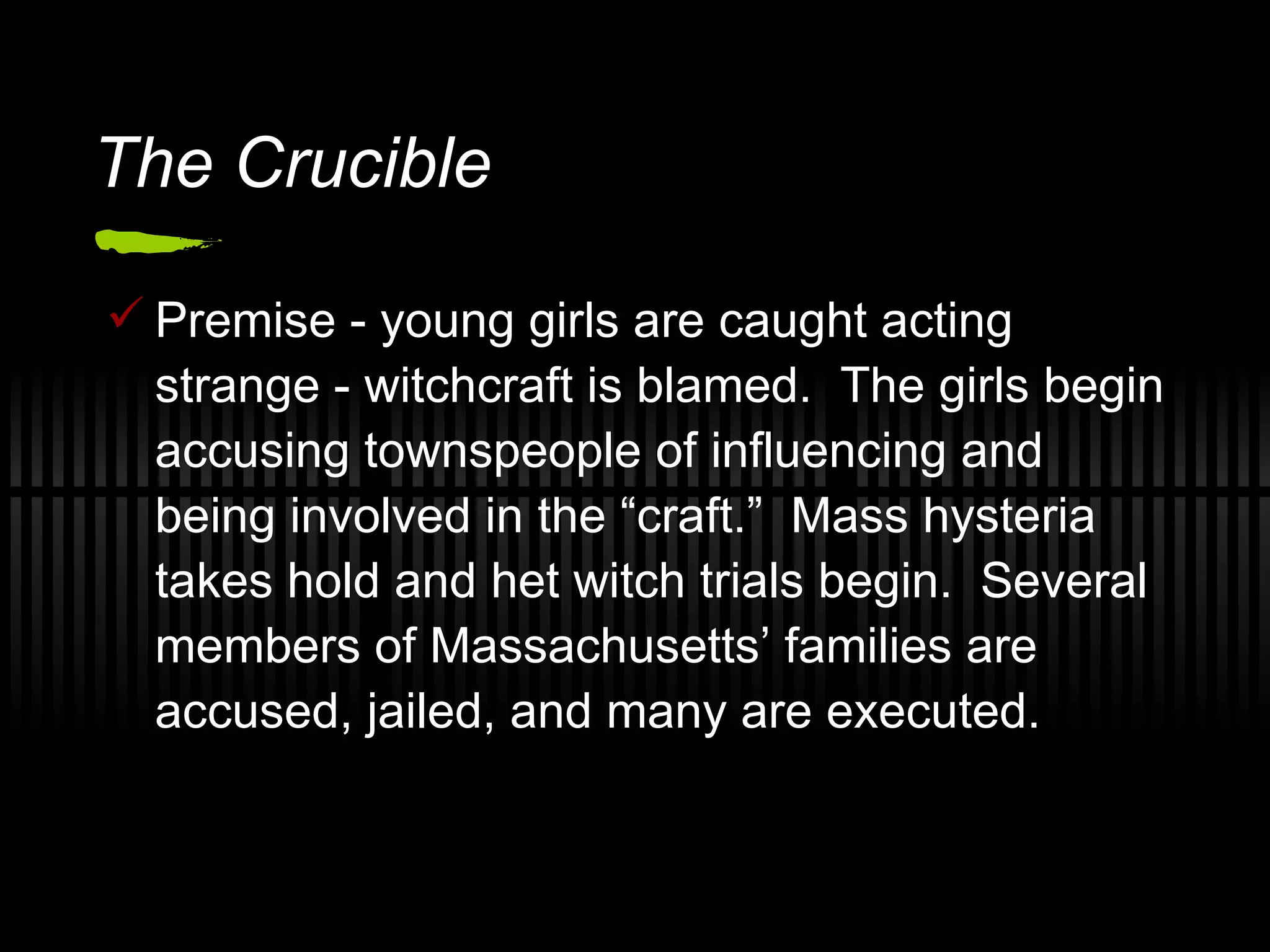 Arthur Miller_The Crucible Notes | PPT