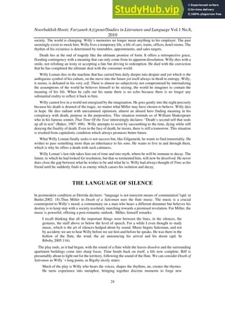 Arthur Miller S Death Of A Salesman A Postmodernist Study | PDF