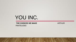 Arthur Pantelides Innovation Explorer 2020 | PPT