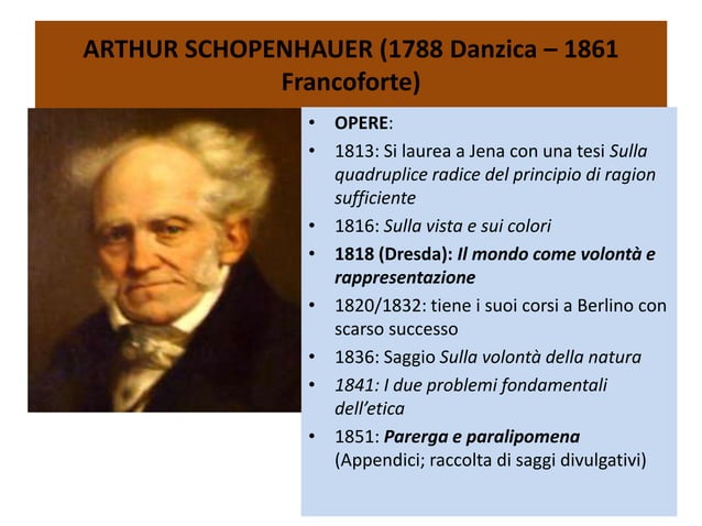 ARTHUR_SCHOPENHAUER_1788_Danzica__1861_Francoforte.ppt