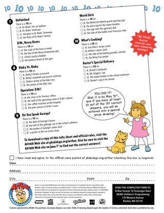 Arthur Tally Sheet | PDF