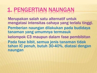 Arti penaungan | PPTX