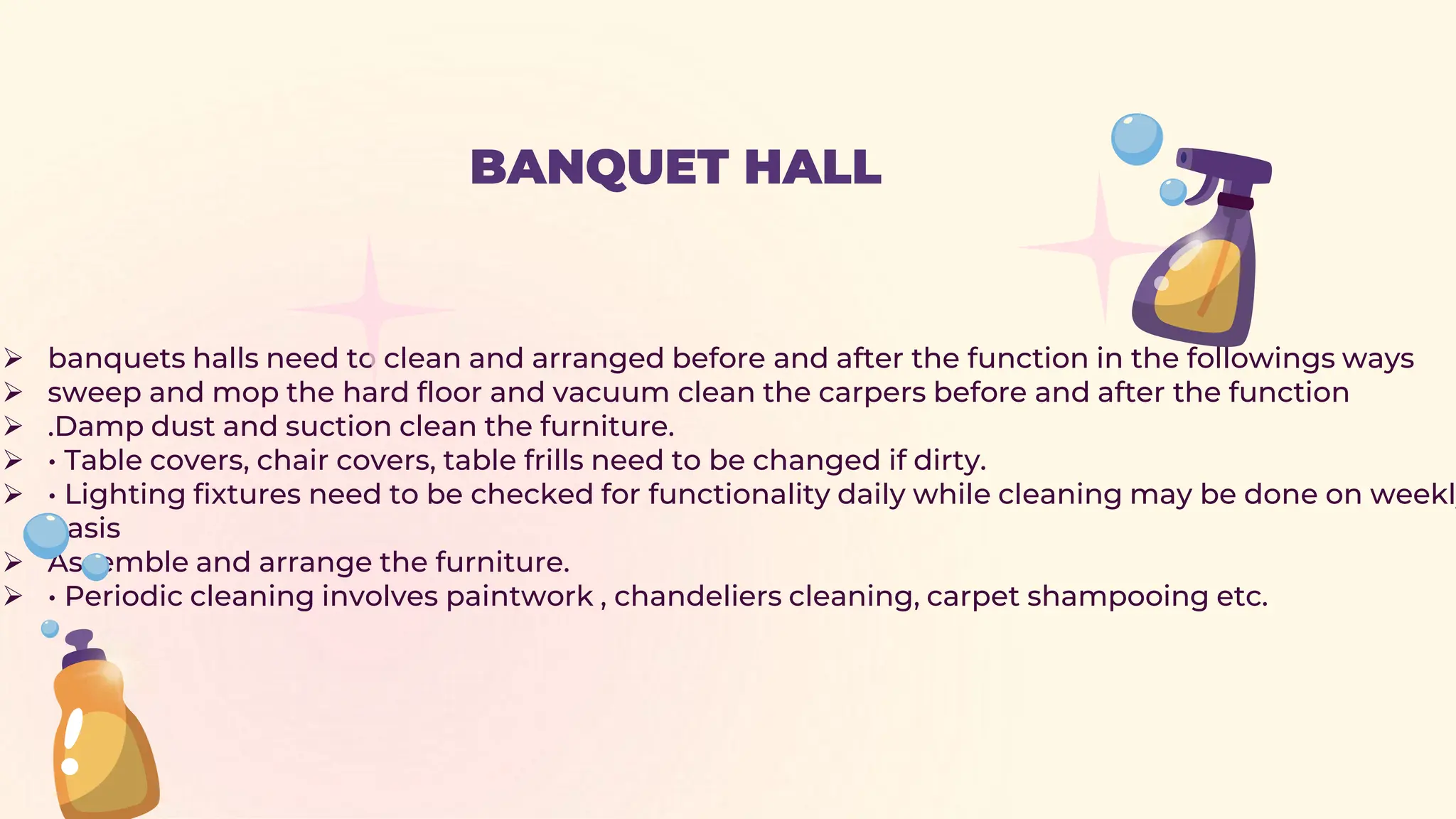 Cleaning Agents Equipment’s Assignment.. | PPTX