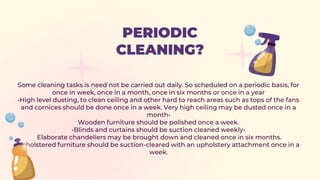 Cleaning Agents Equipment’s Assignment.. | PPTX