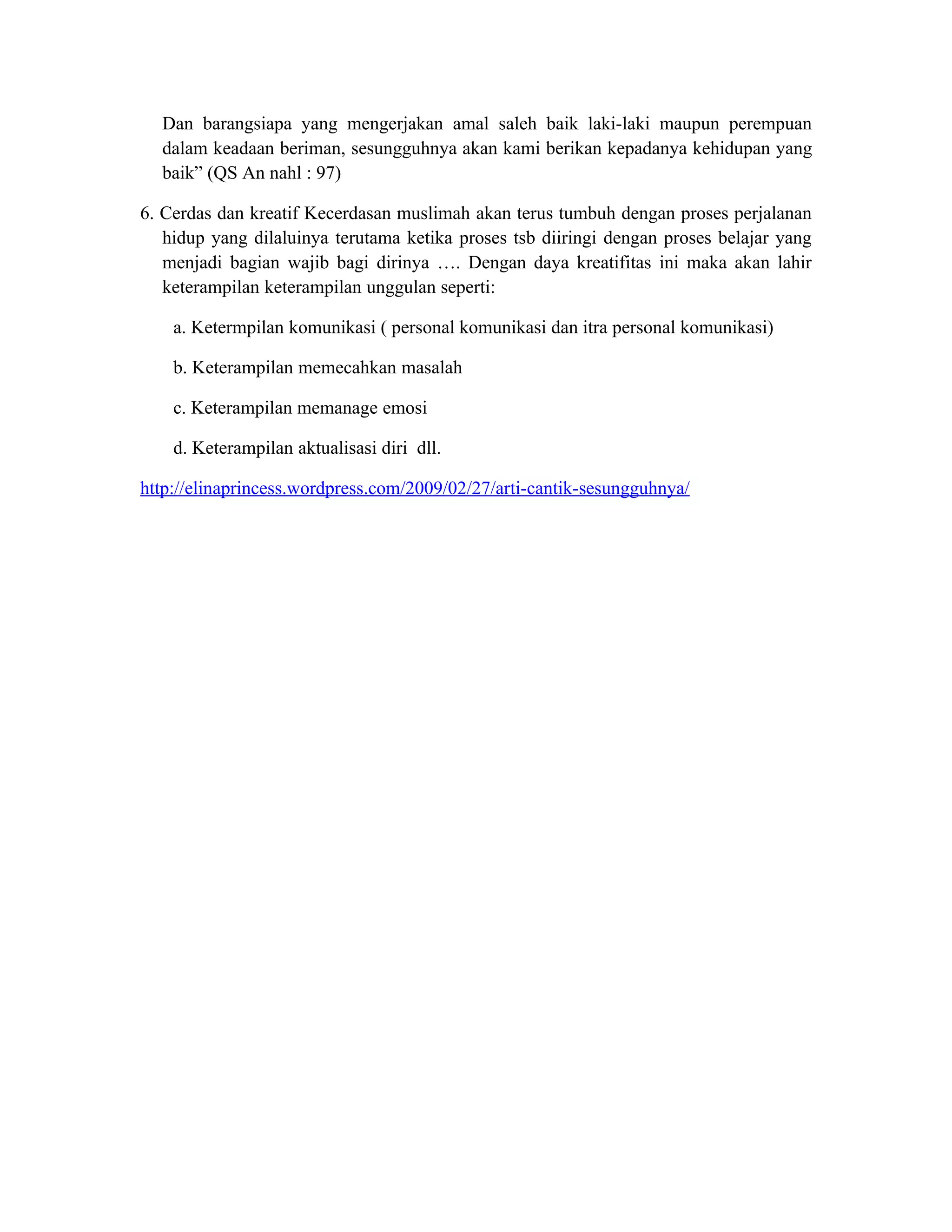 Arti cantik sesungguhnya | PDF