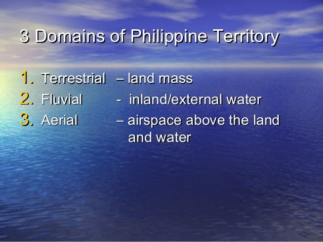 🎉 3 domains of philippine territory. 3 Domains Of The Philippine ...