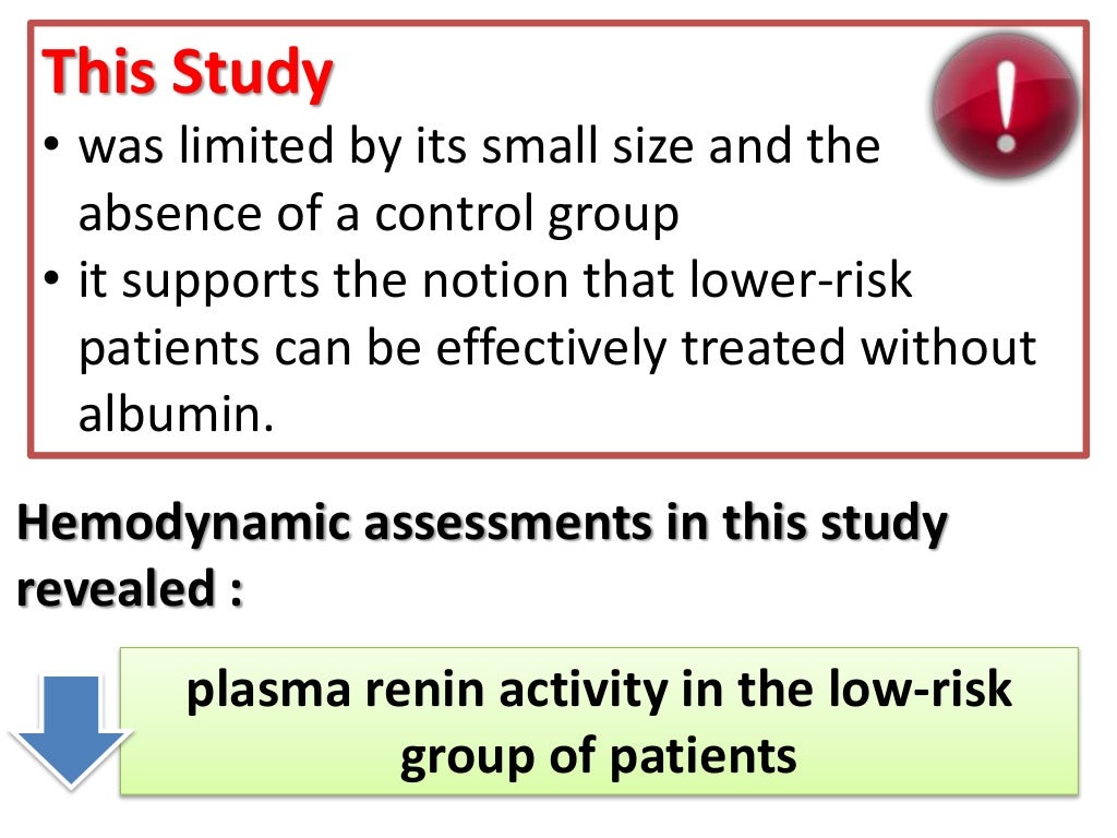 albumin use in SBP patients