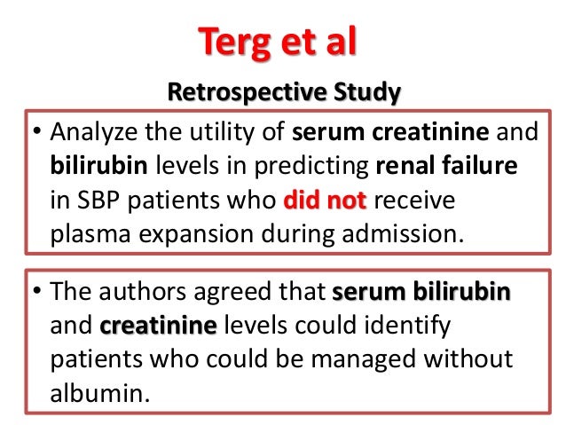albumin use in SBP patients