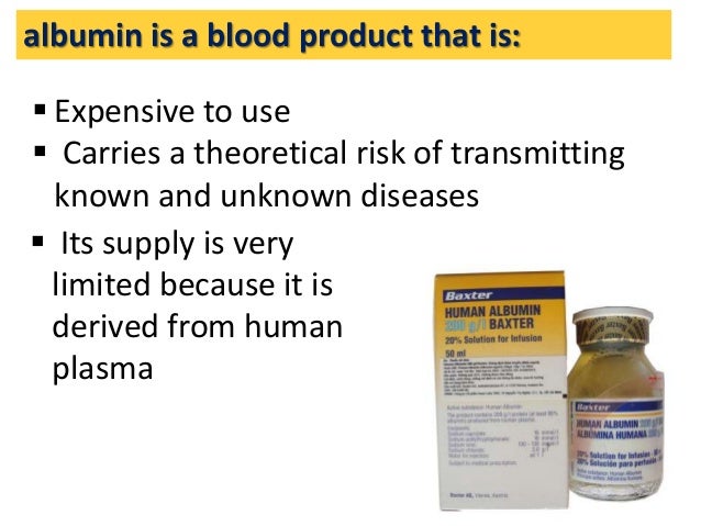 albumin use in SBP patients