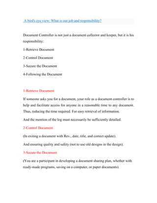 Document Control best practices and definitions | PDF