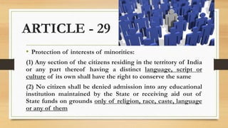 Article 23,24,29,30 | PPTX