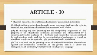Article 23,24,29,30 | PPTX