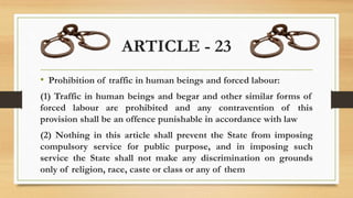 Article 23,24,29,30 | PPTX