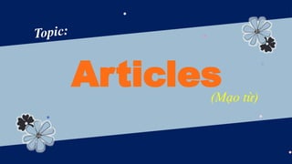 English ARTICLE for students at pre-intermediate level.pptx