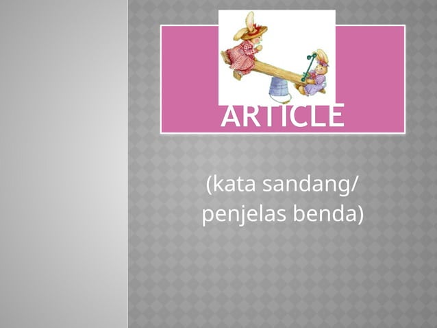 materi article termasuk a, an and the .pptx