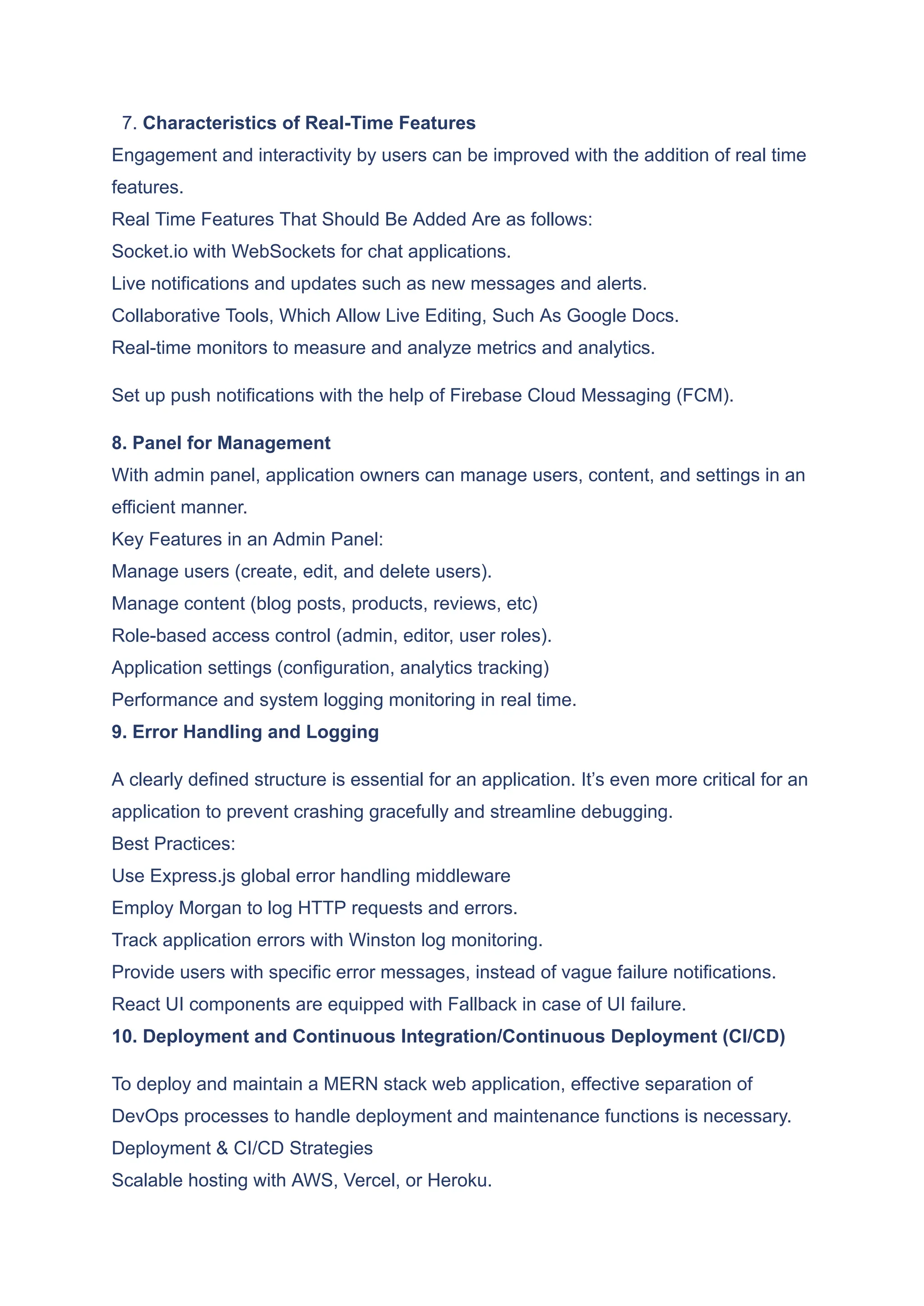 10 Key Considerations For Creating A Mern Stack Web Application Pdf