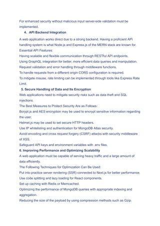 10 Key Considerations for Creating a MERN Stack Web Application | PDF